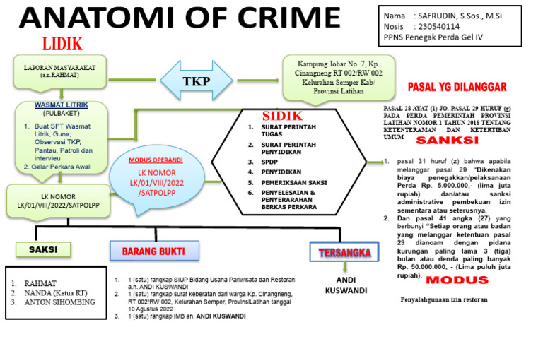 Anatomi of Crime - Safi | PDF