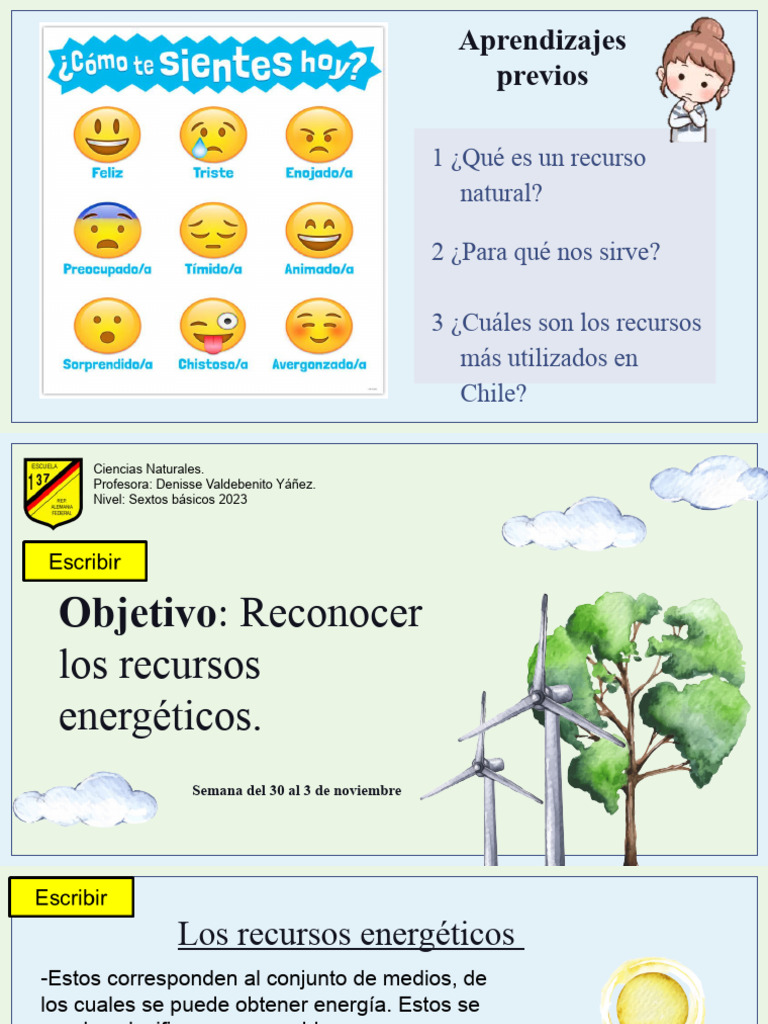 Semana Del 30 Al 3 Noviembre Ciencias | PDF | Energía renovable | Energía solar