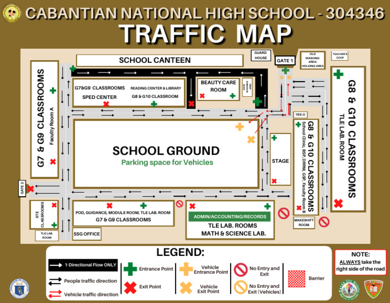 CNHS Traffic Map '22-'23 | PDF