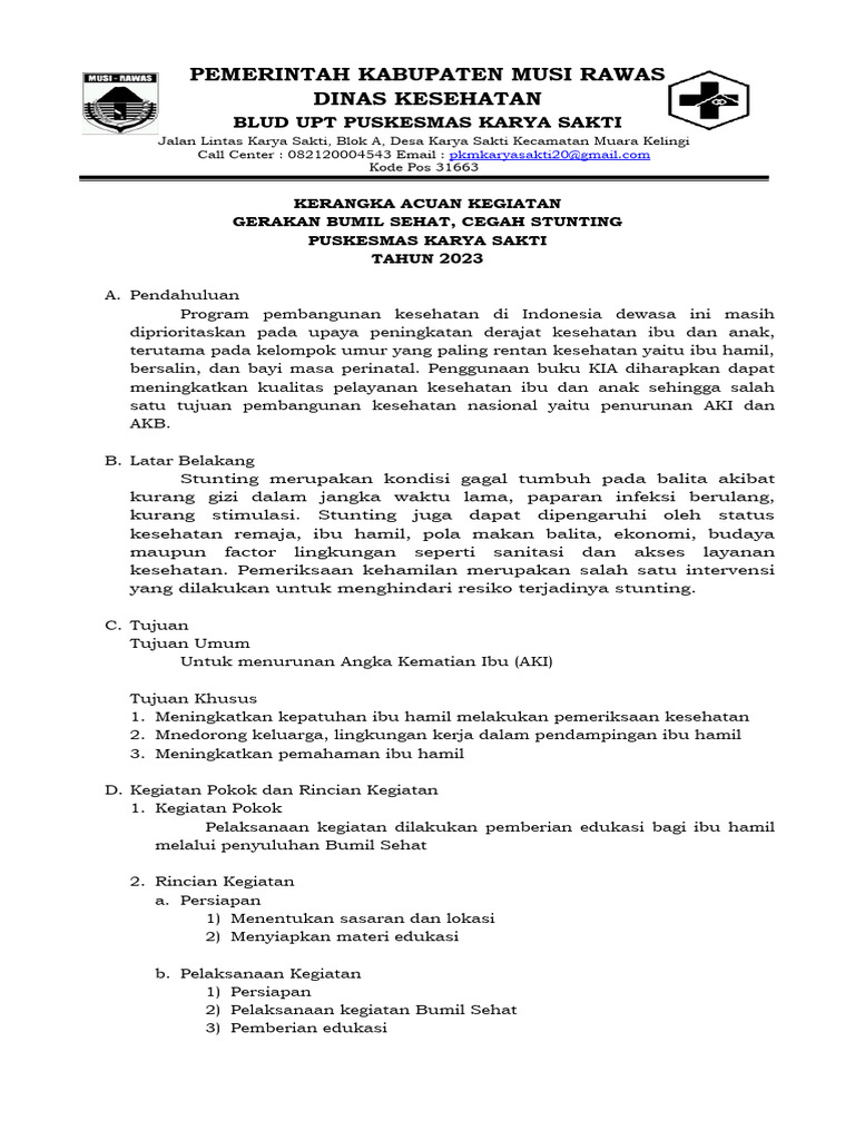 Kak Gerakan Bumil Sehat | PDF