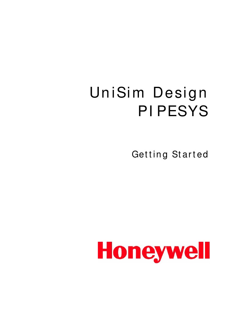 UniSim Design PIPESYS Getting Started | Download Free PDF | Pipeline ...