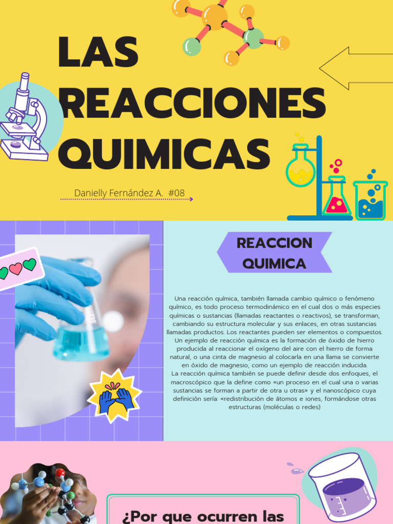 lAS REACCIONES QUIMICAS | PDF