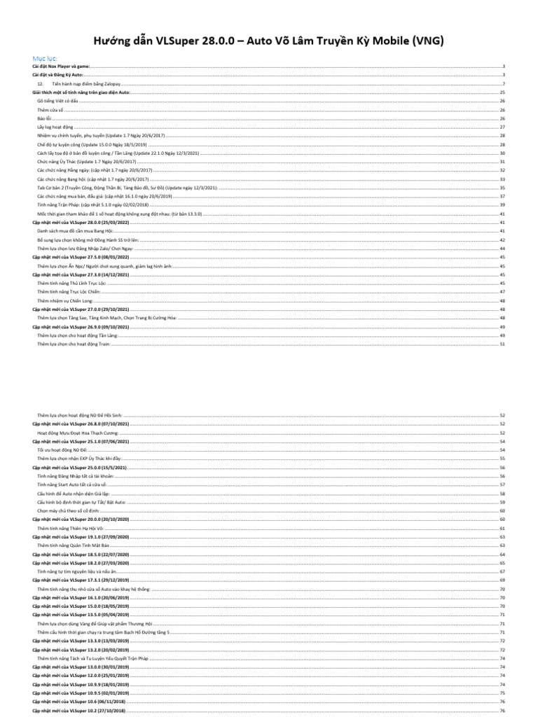 VLSuper HuongDan | PDF