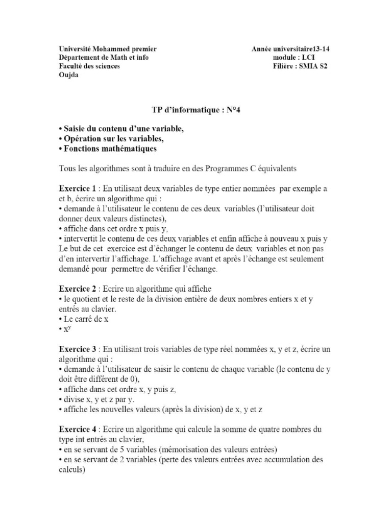 Assembleur TP5 | PDF