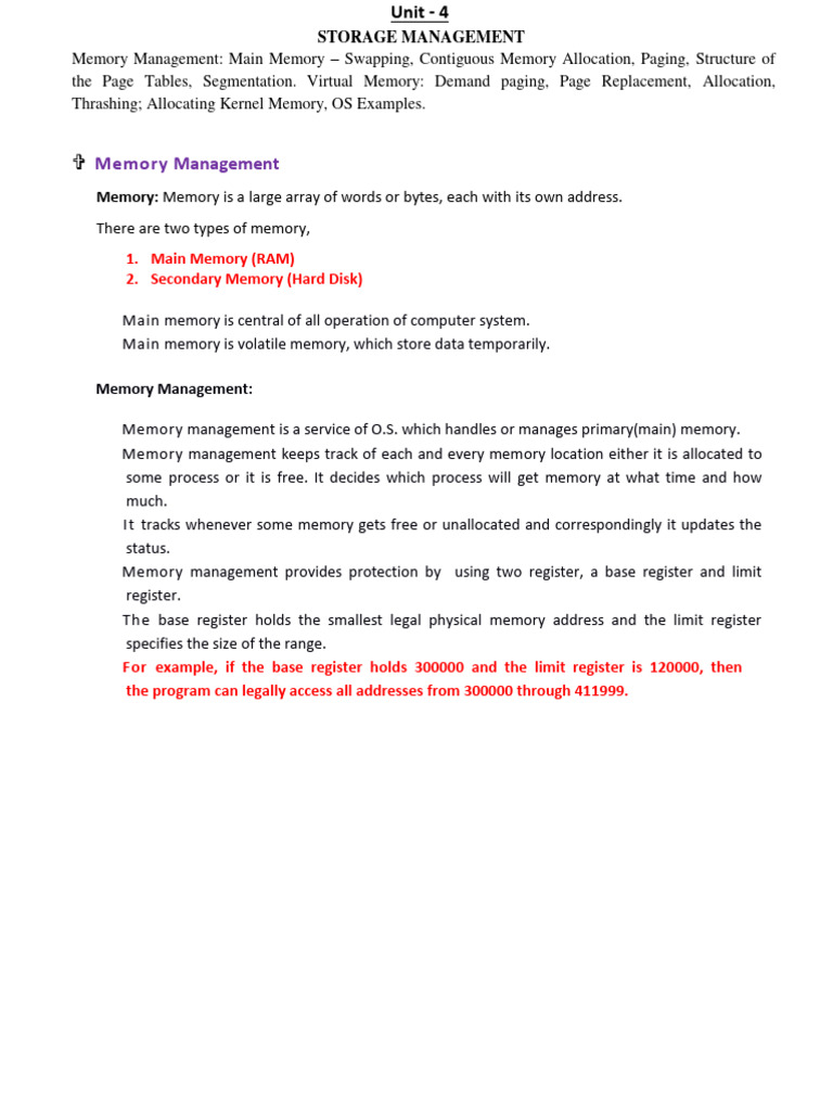 Unit 4 Part 1 Updated 1 Pdf Computer Data Storage Process Computing 0924