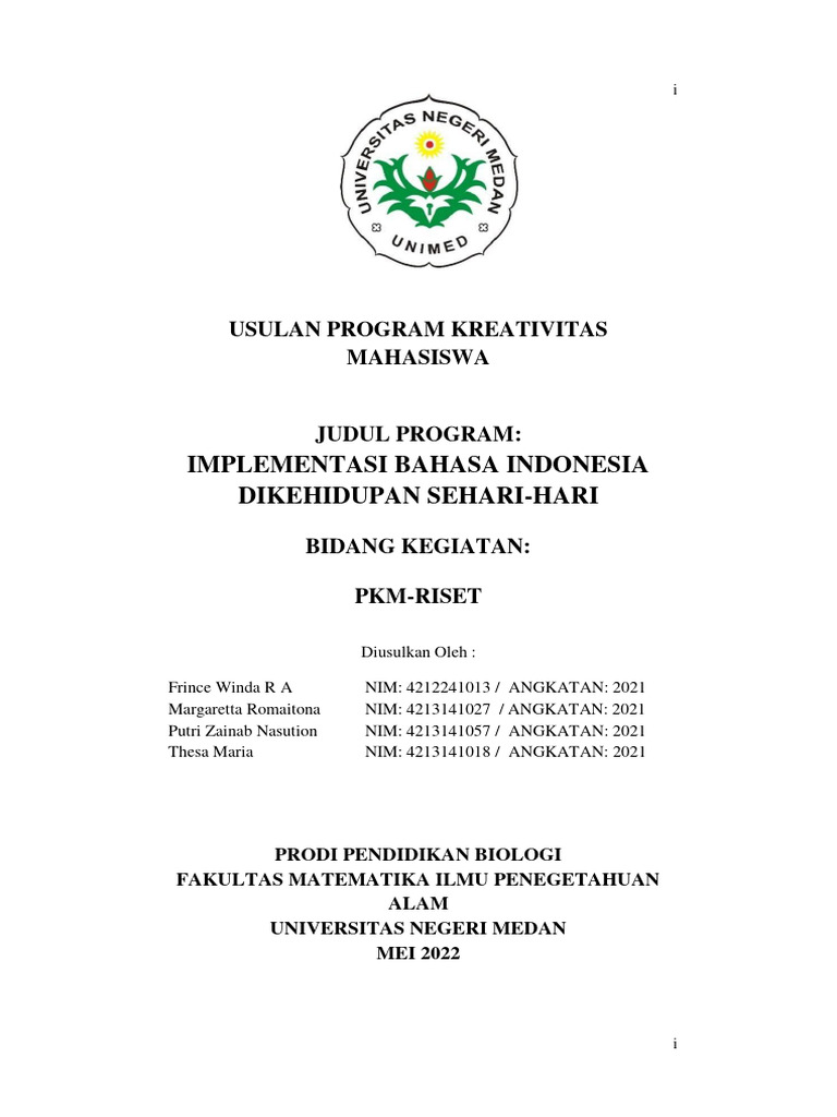 Mini Riset Kel. 2 - PKM R | PDF