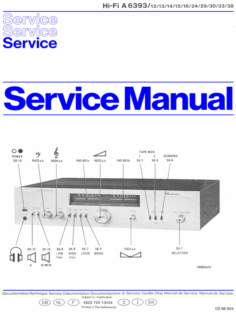 Philips A-6394 SM | PDF