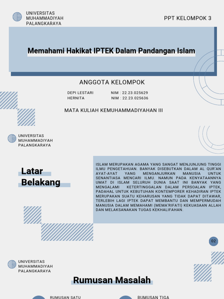 Kelompok 3 Memahami Hakikat IPTEKS Dalam Pandangan Islam | PDF | Ilmu ...