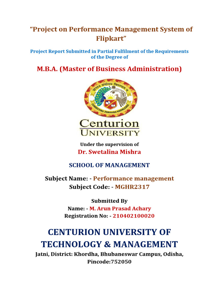 Flipkart's Performance Management Insights | PDF