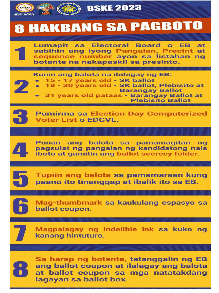 Hakbang Sa Pagboto | PDF