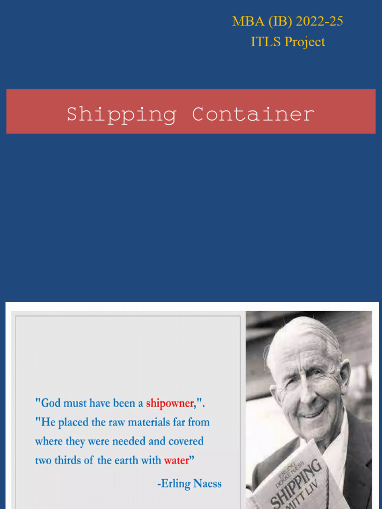 The Impact of Shipping Containers on Global Trade | PDF ...