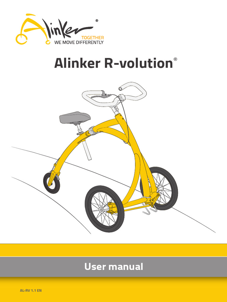 The Alinker R-Volution Walking Bicycle | PDF | Traffic | Transport