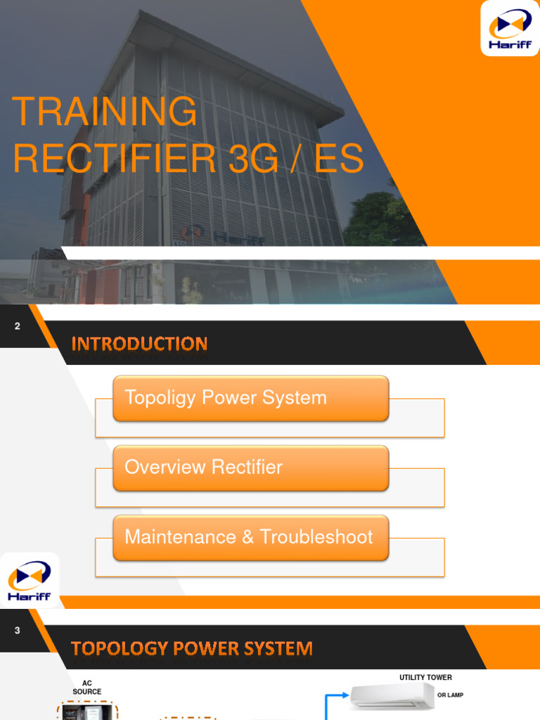 TSCA Training Basic Rectifier Telkomsel Pamasuka 31 Juli 2022 | PDF