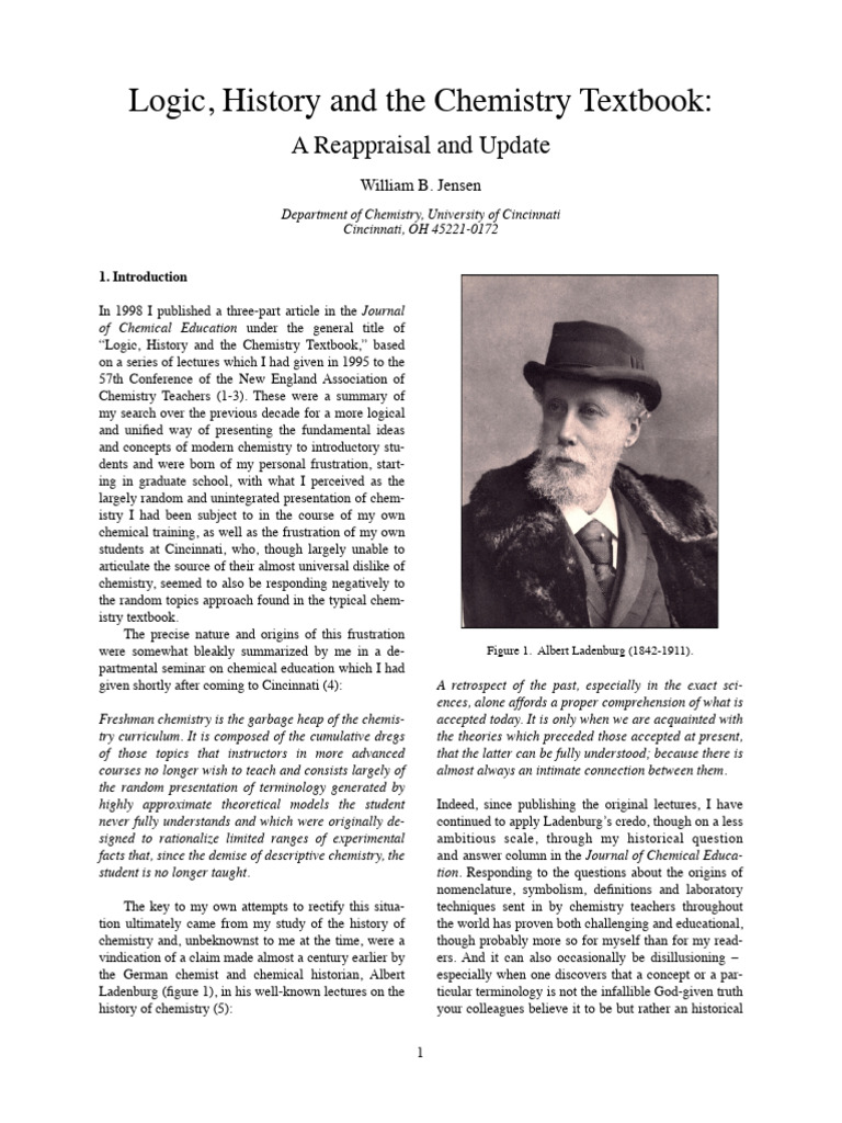 Reassessing Introductory Chemistry Concepts | PDF | Philosophy