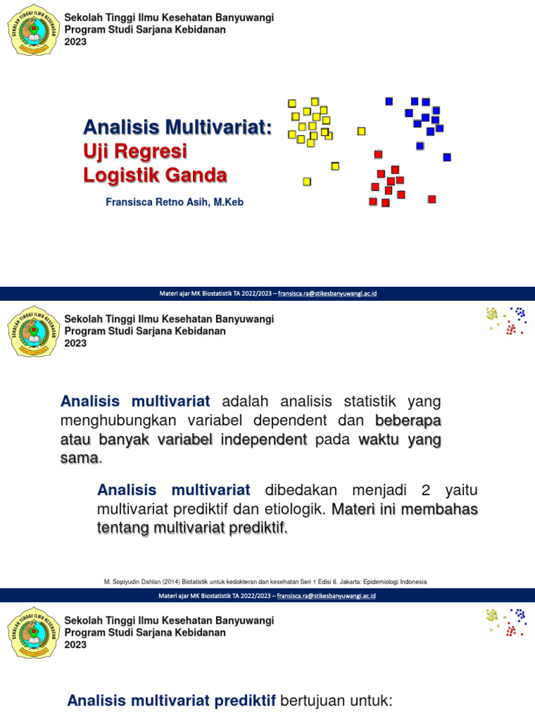 Uji Regresi Logistik | PDF