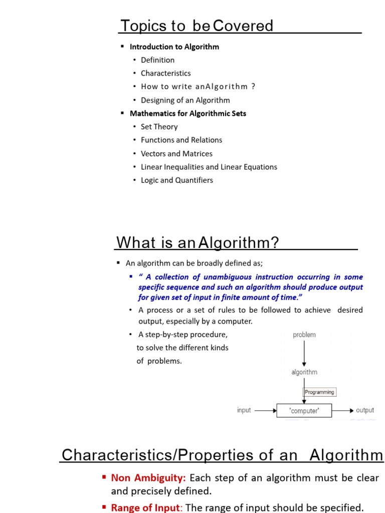 Ada Unit 1 Notes | PDF
