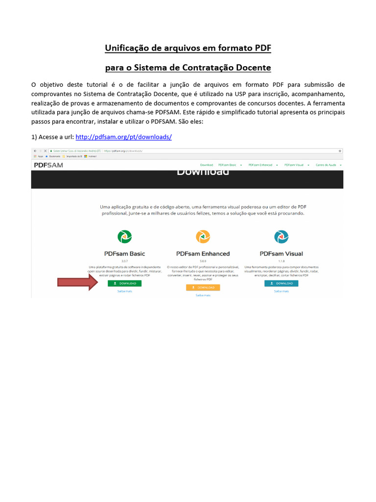 TutorialUnificarPDFs VersaoFinal Corrigido FEARP | PDF