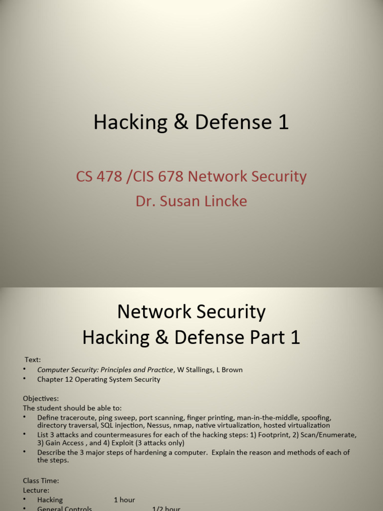 Hacking 1 | PDF | Denial Of Service Attack | Transmission Control Protocol