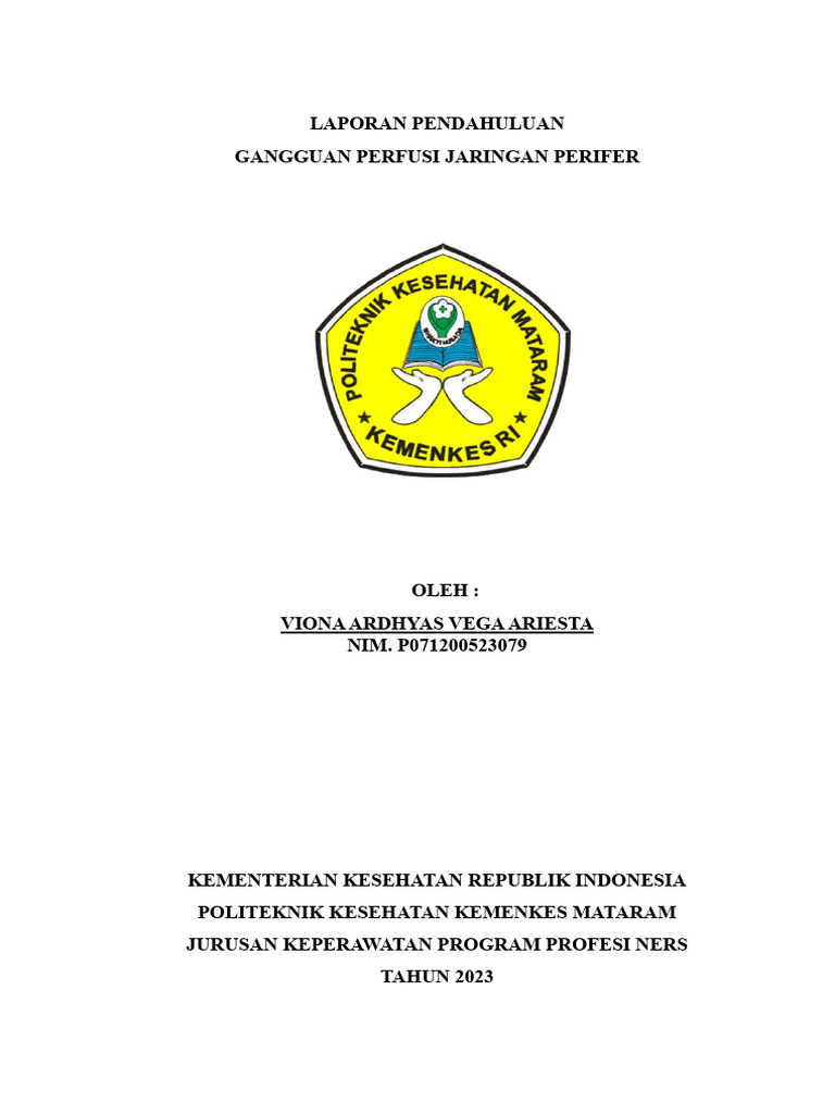 Gangguan Perfusi Jaringan Perifer | PDF