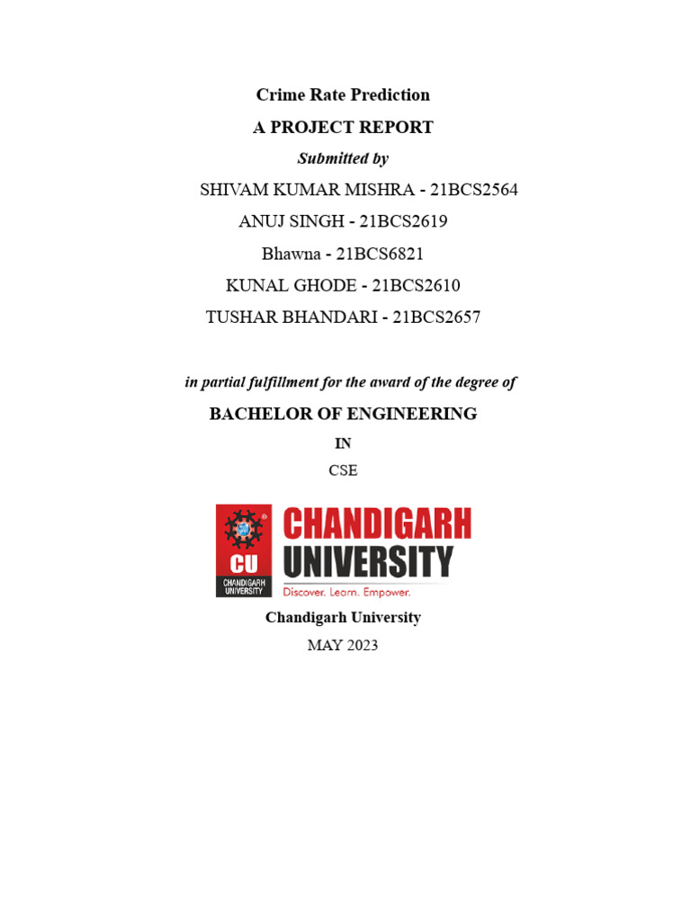 Crime Rate Prediction | PDF | Receiver Operating Characteristic ...