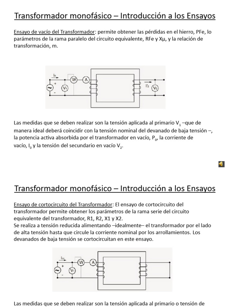 7 - Transformadores Monofasicos - Parte 1 | PDF | Transformador ...