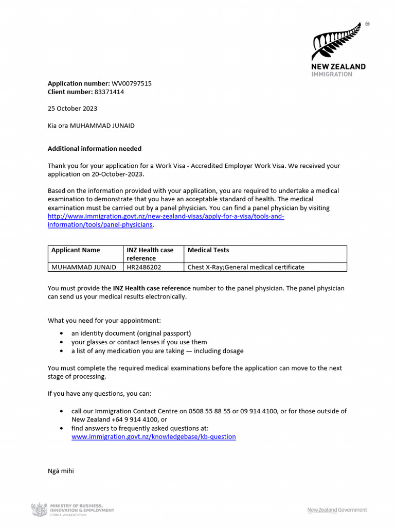 Visa Application | PDF