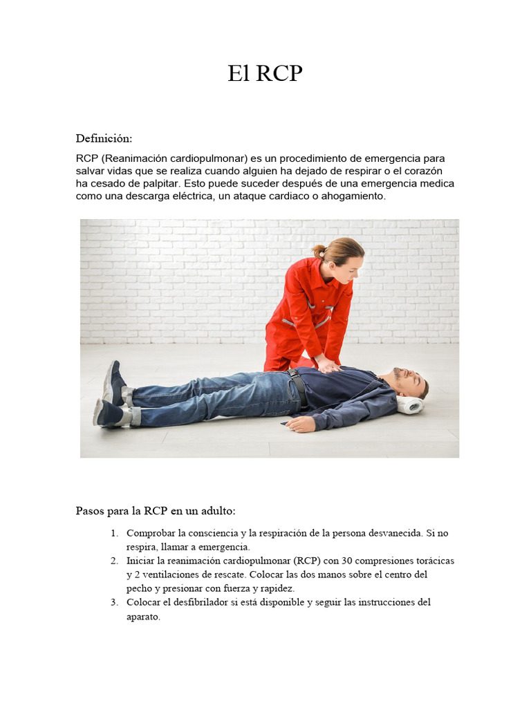 El RCP - Foro. | PDF | Salud y bienestar