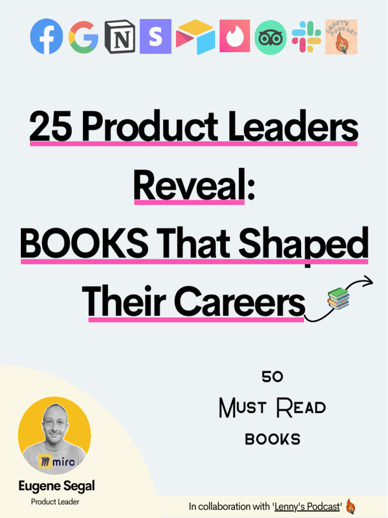 25 Books To Read Product | PDF | Mindset | Startup Company