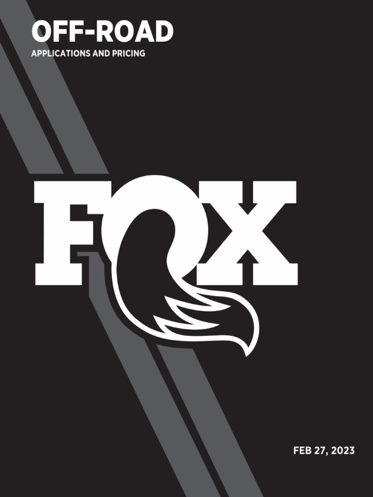 Fox Off-Road App-Guide | PDF | Gallon | Motor Vehicle