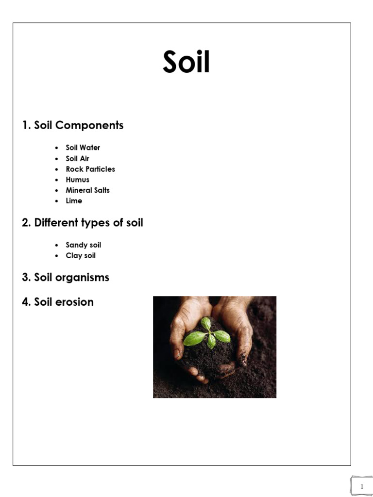 Soil Notes | PDF | Soil | Decomposition