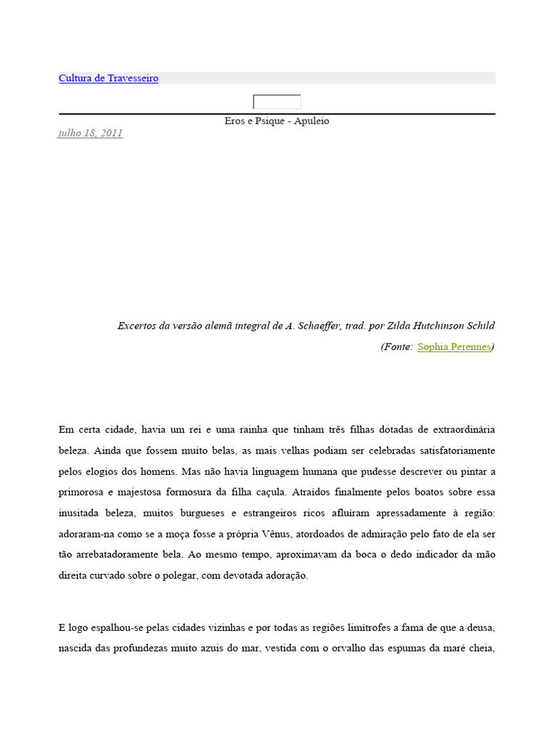 Eros e Psique | PDF