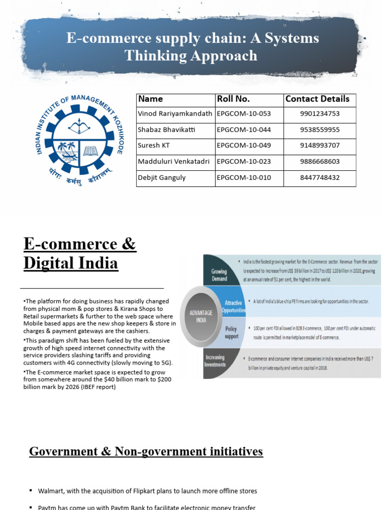 SSD Project | PDF | E Commerce | Information Technology