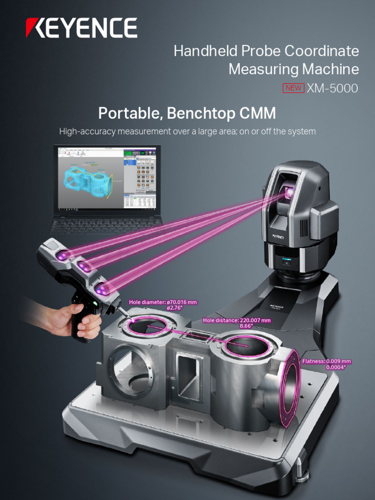 Keyence XM-5000 Handheld CMM Overview | PDF | Camera | Calibration