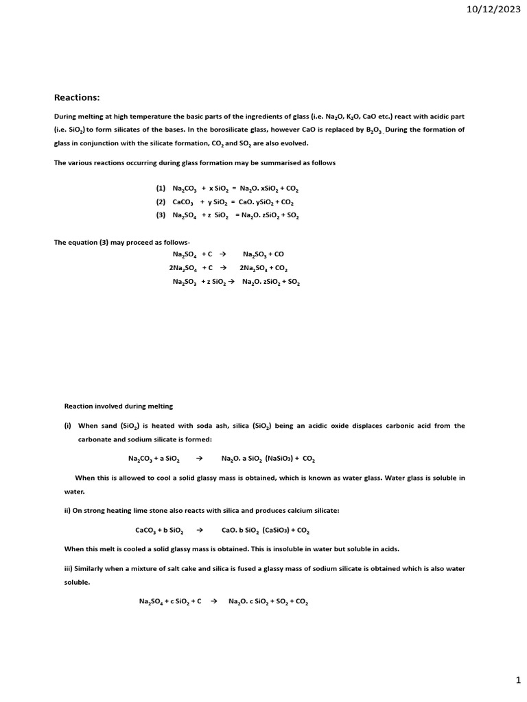 Lecture 2 (Read-Only) | PDF | Glasses | Silicon Dioxide