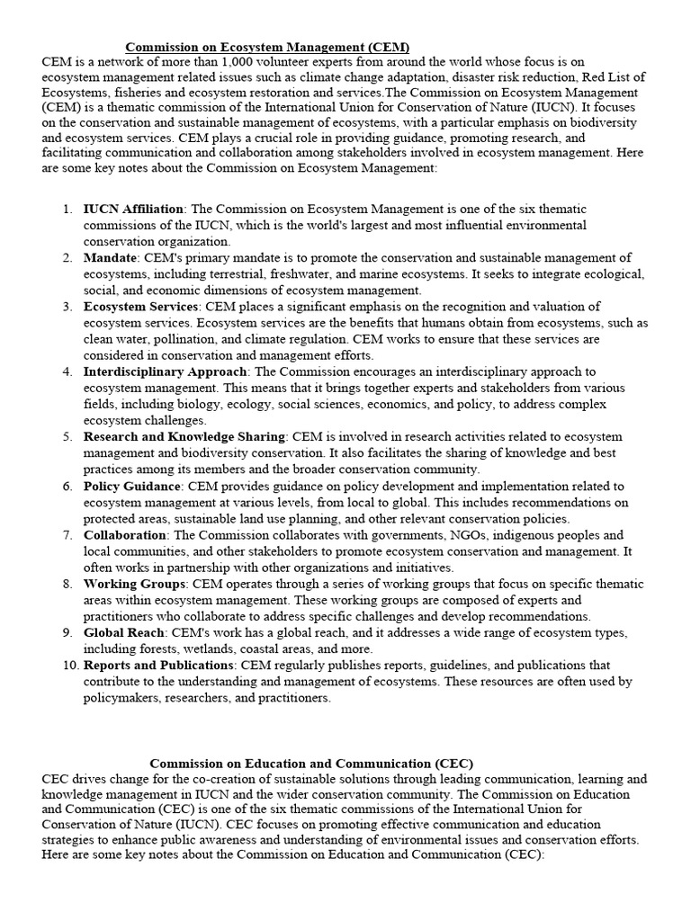 Iucn | PDF | Conservation Biology | International Union For ...