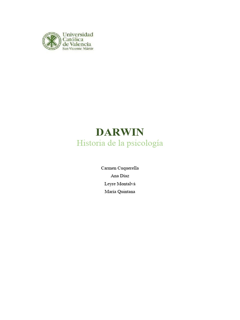 Darwin | PDF | Charles Darwin | Las emociones