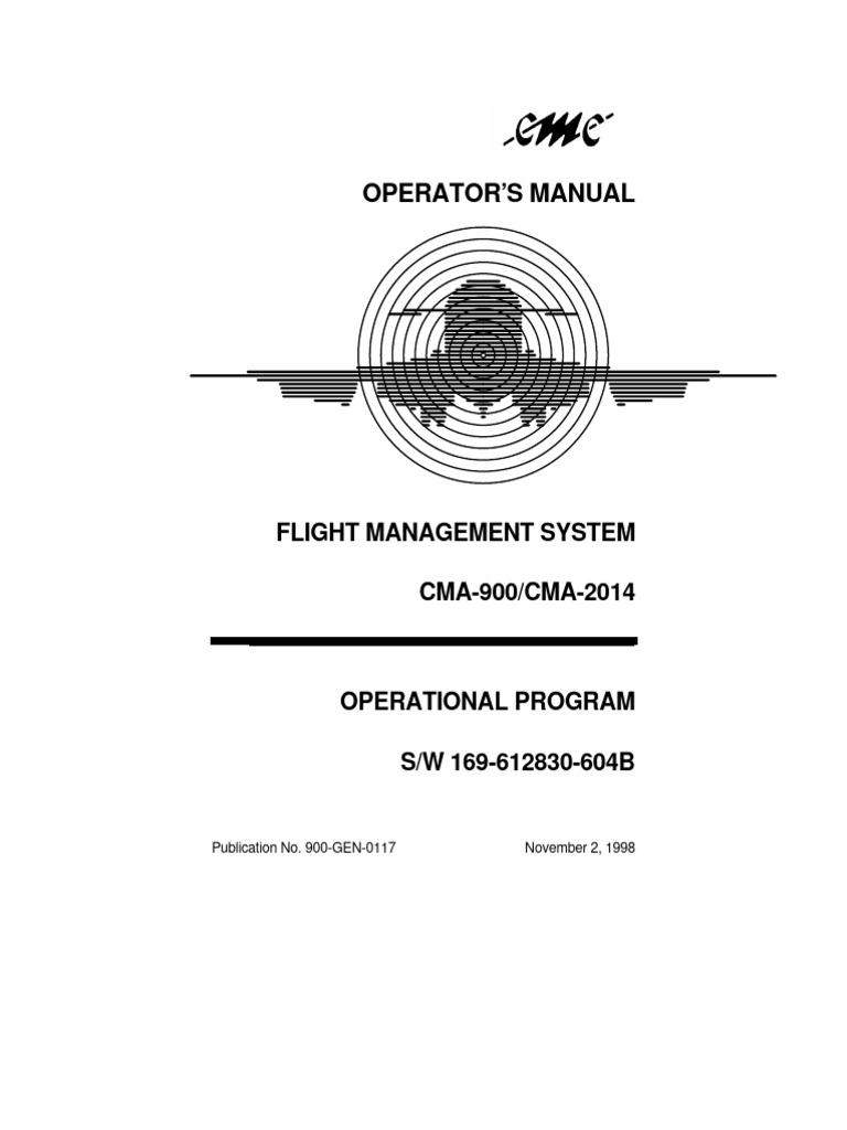 CMA-900 - Operators Manual | PDF
