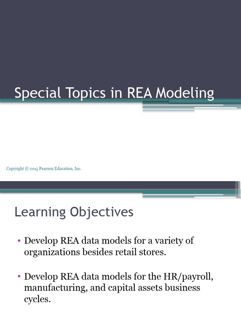 Rea Modelling Presentation | PDF