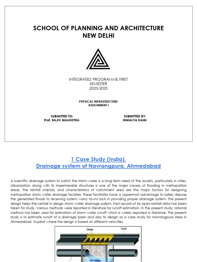 Himalaya Kaim - Infra - Drainage | PDF