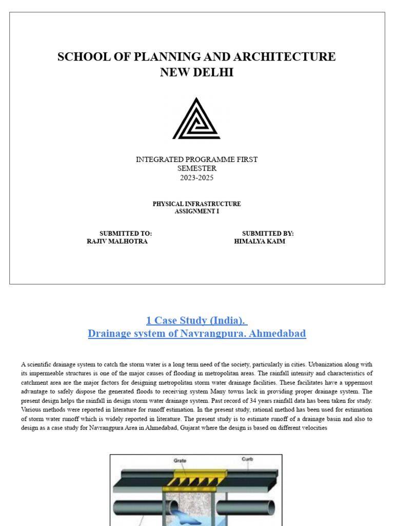 Himalaya Kaim - Infra - Drainage | PDF