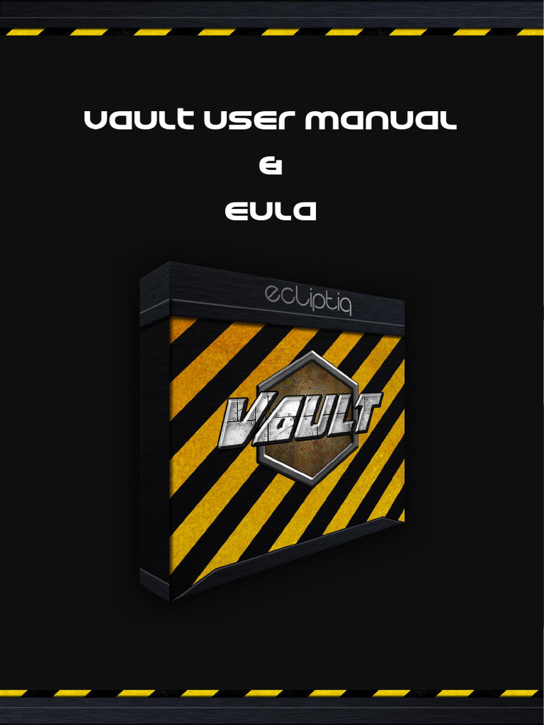Vault User Manual & EULA | PDF | Computer File | Software