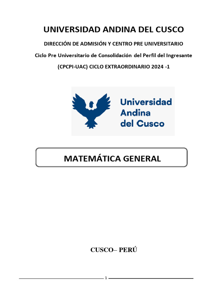 Matematica General Extra | PDF | División (Matemáticas) | Sustracción