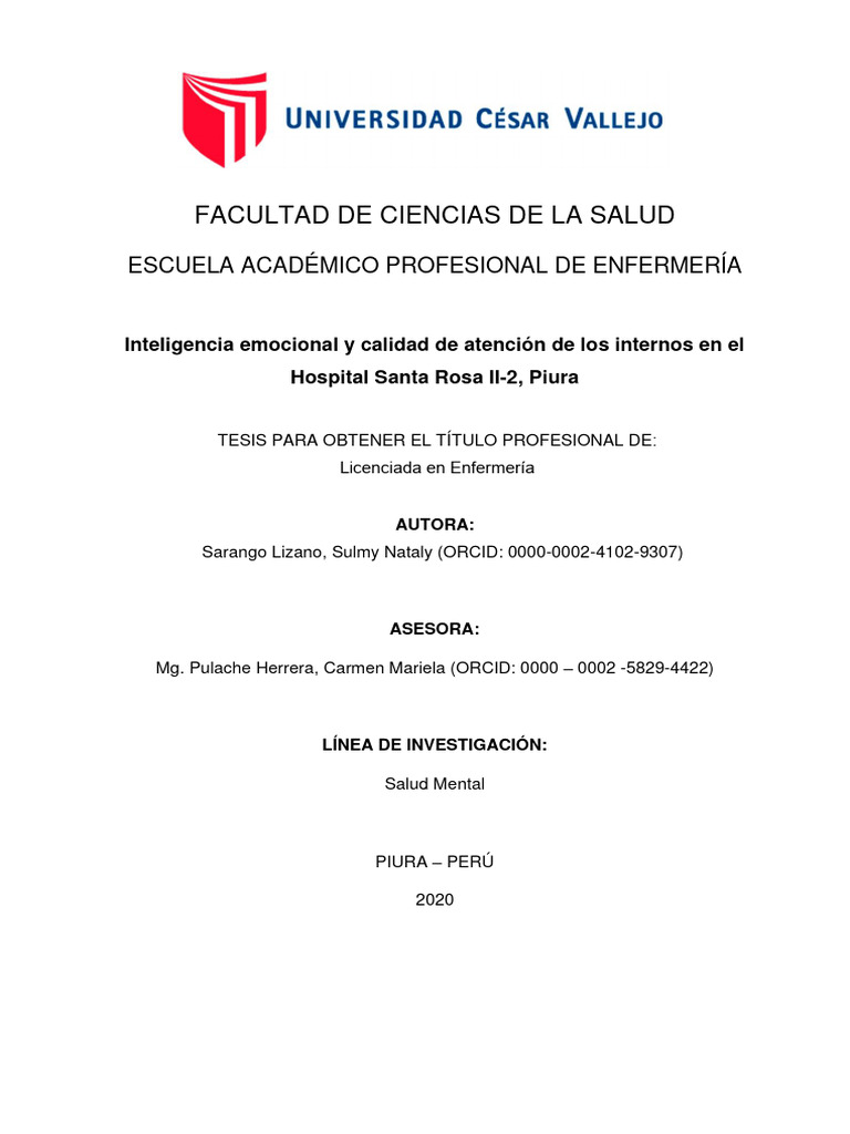 Sarango LSN-SD | PDF | Las emociones | Inteligencia