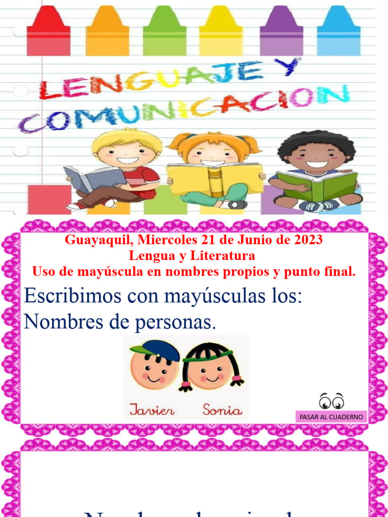 Uso de La Mayuscula | PDF