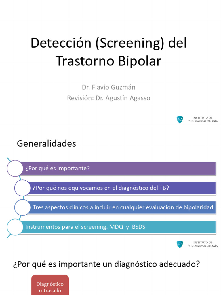 35 Screening Del Trastorno Bipolar | PDF | Manía | Desorden bipolar