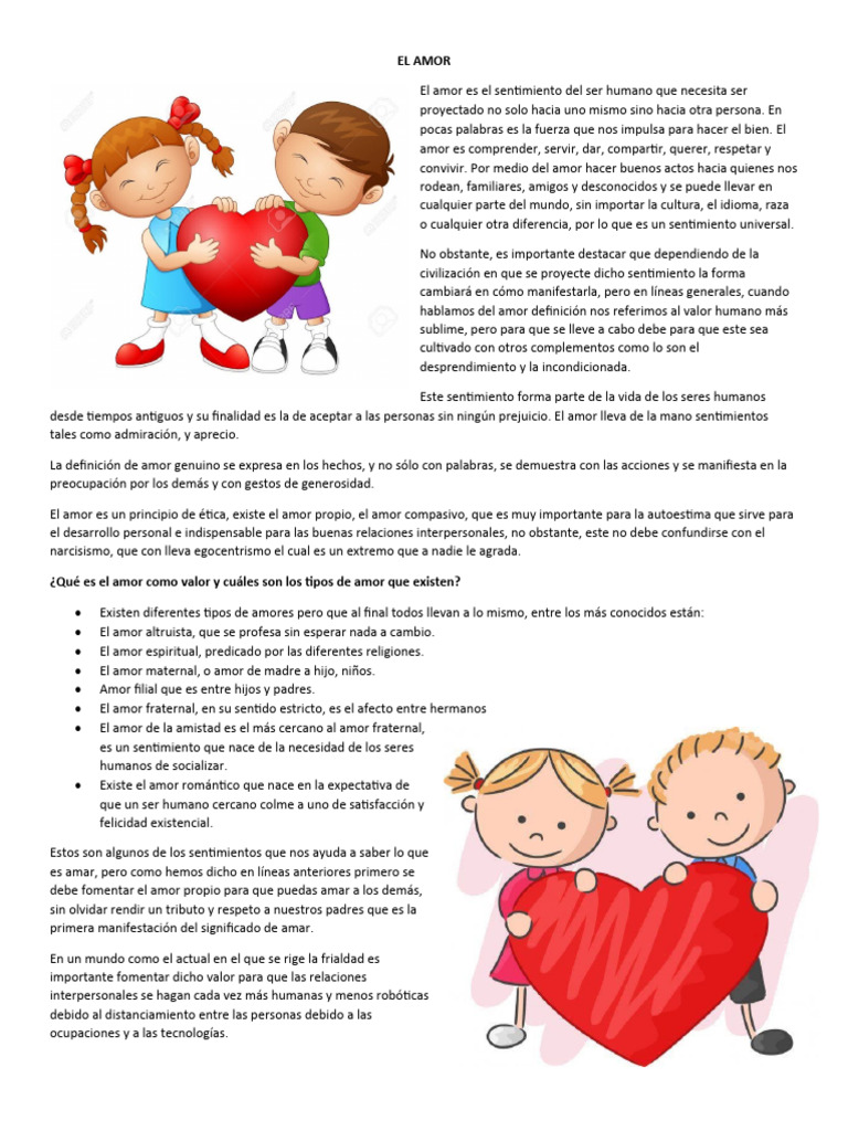 El Amor Pdf