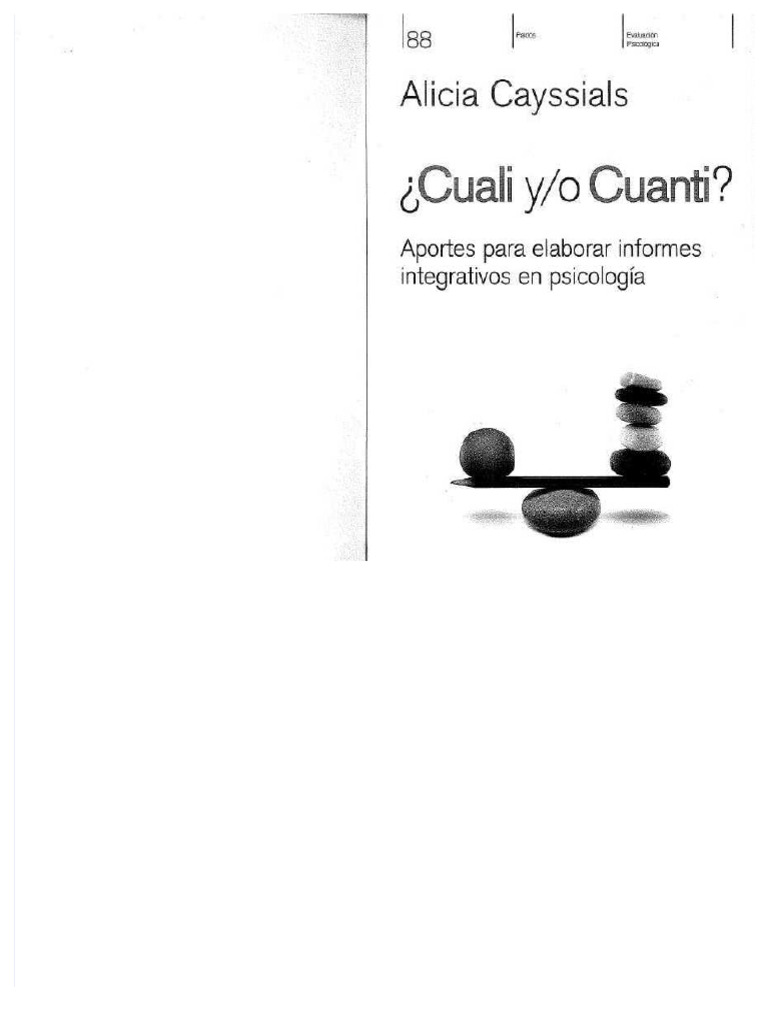 Texto 3 - Cayssials - Cuali Y-O Cuanti Aportes para Elaborar Informes ...
