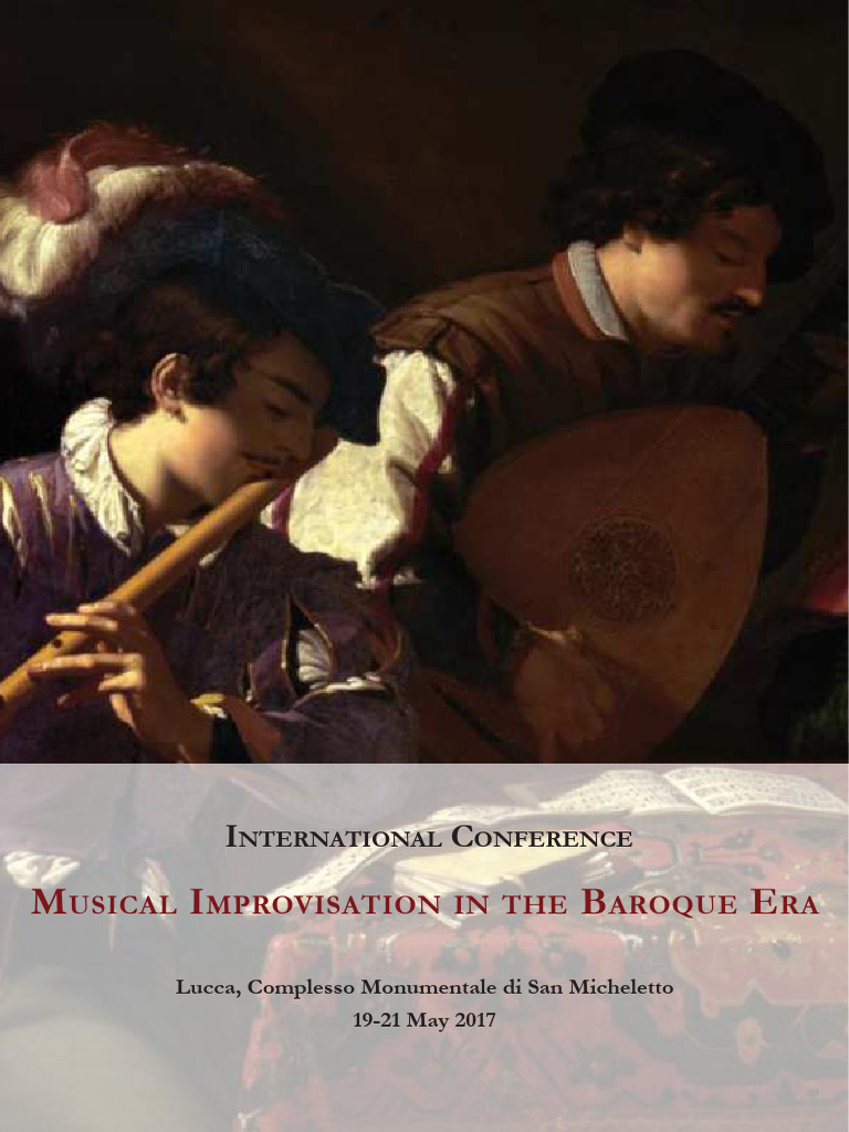 Baroque Era Musical Improvisation Conference | PDF | Singing | Methodology