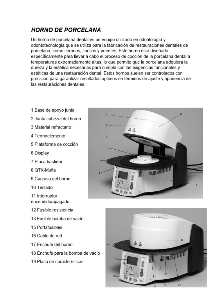 Horno de Porcelanavicky | PDF | Resistor | Enchufes y tomas de corriente alterna