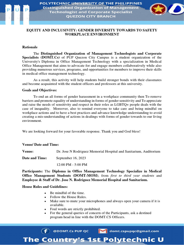 Final Project With Rubrics Pdf